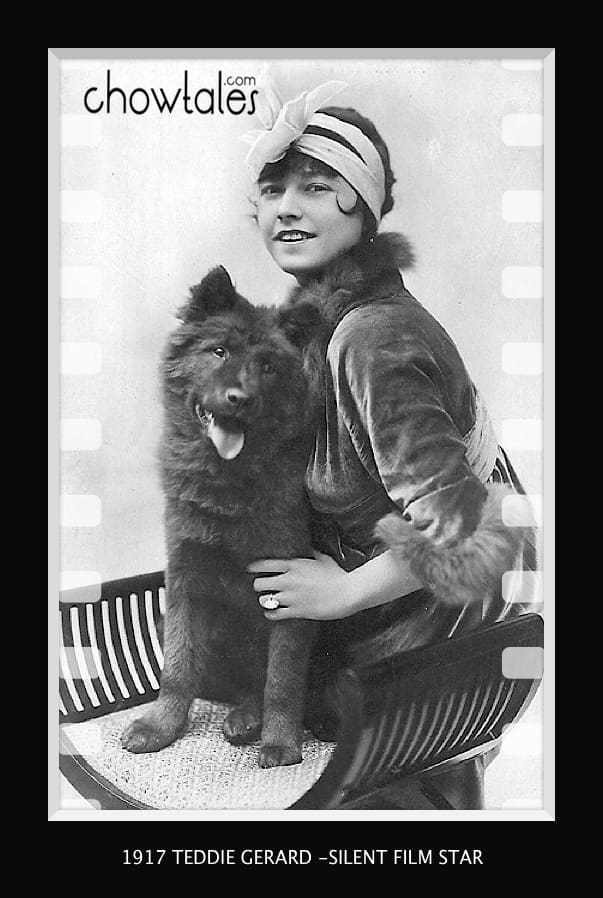 TEDDIE GERARD SILENT FILM STAR - ChowTales